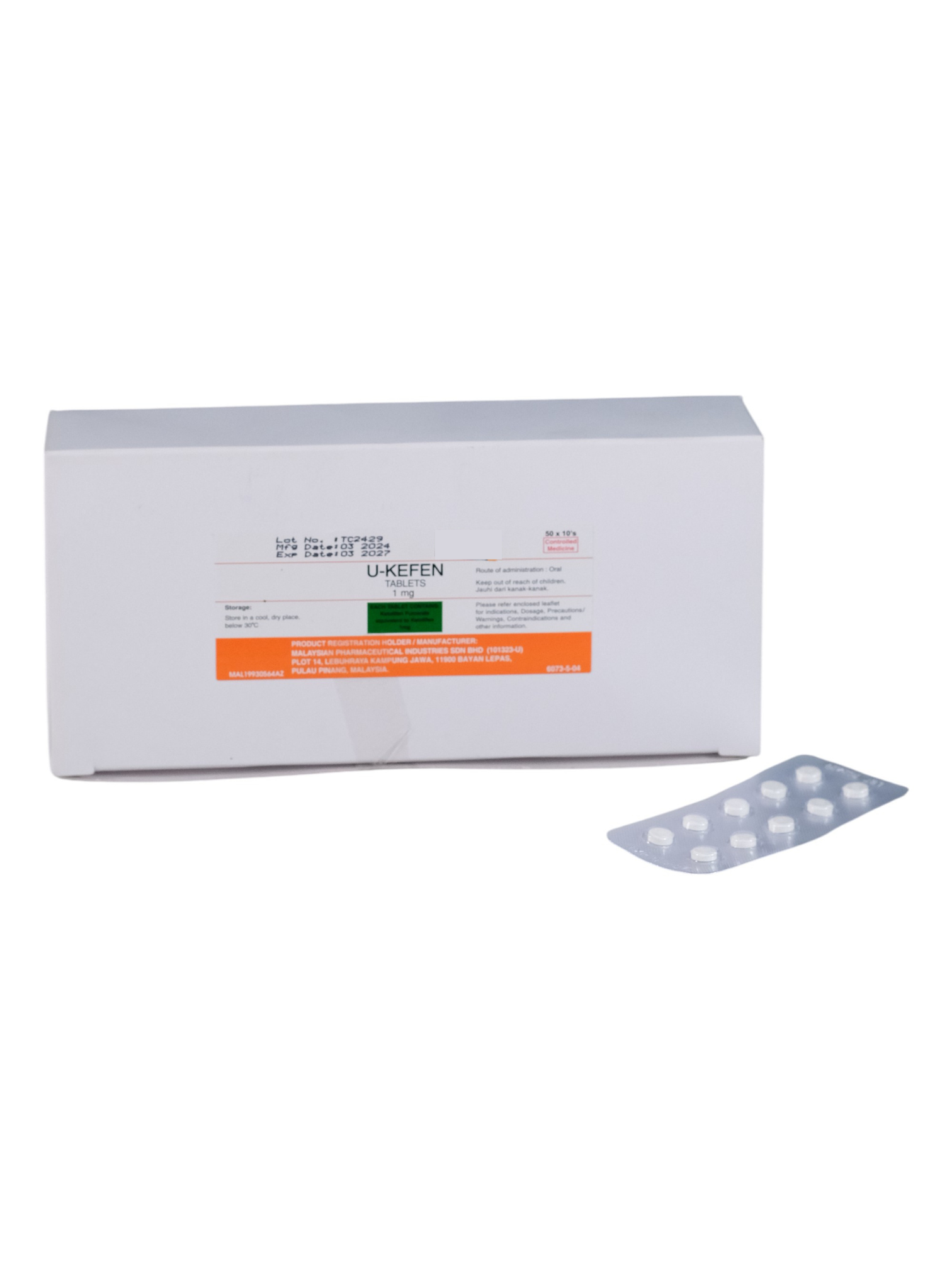 U-KEFEN TABLETS 1MG – MPI